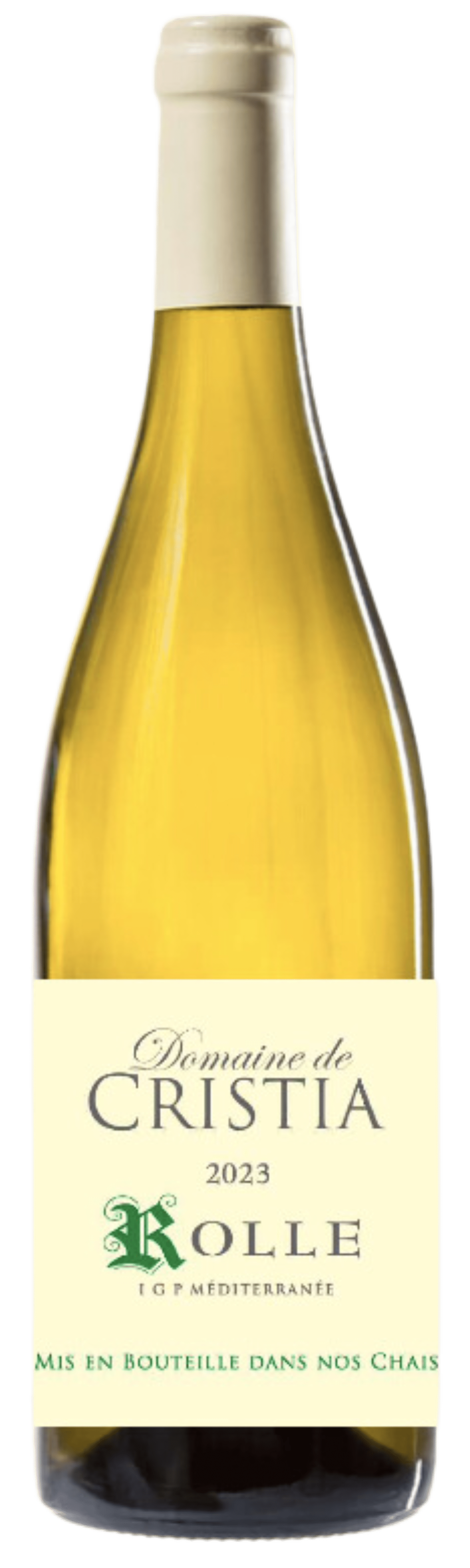 Domaine de Cristia IGP MÉDITERRANÉE 2023 Rolle - Trois Fois Vin